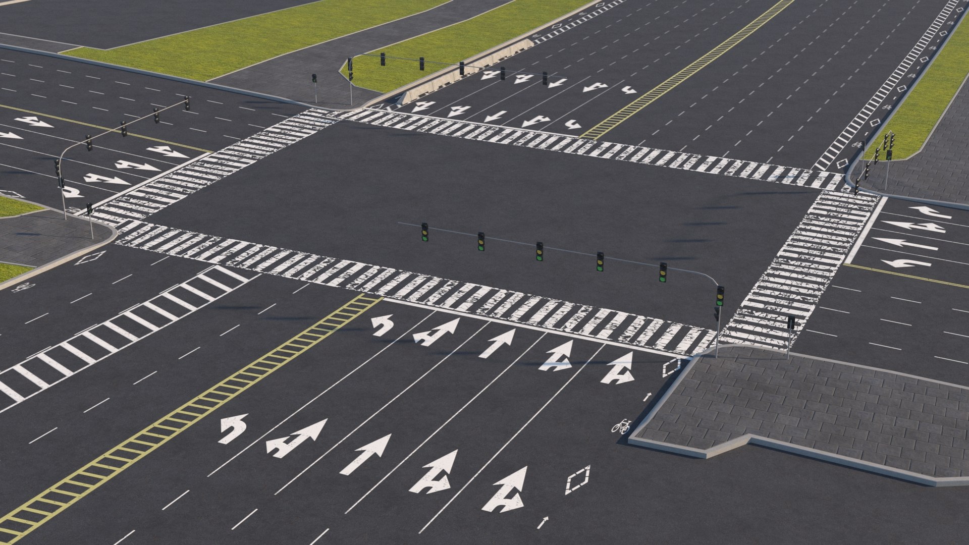 Houdini Procedural Roads Constructor 3D model - TurboSquid 1761912