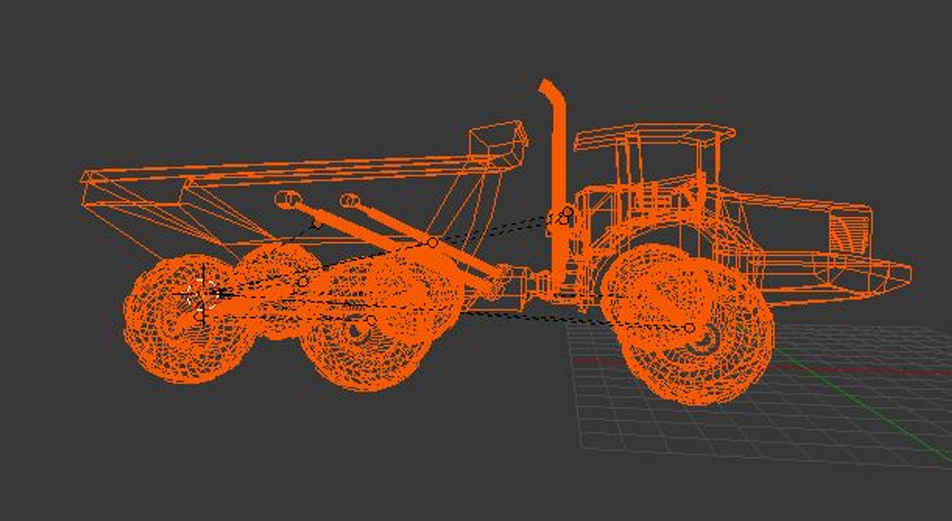 3d Model Tipper Truck