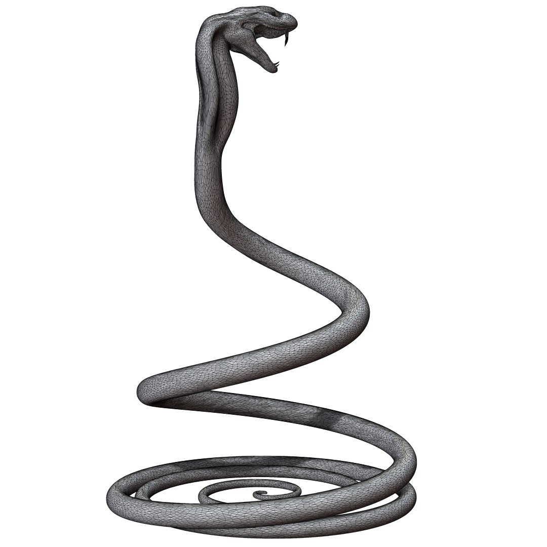 Snake Statue 3D Model - TurboSquid 1420180