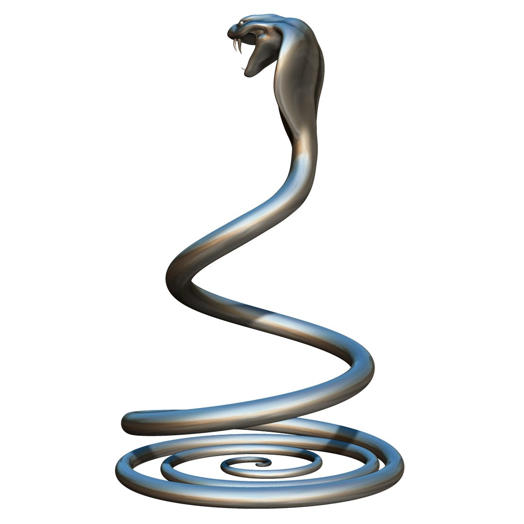 Snake Statue 3D Model - TurboSquid 1420180