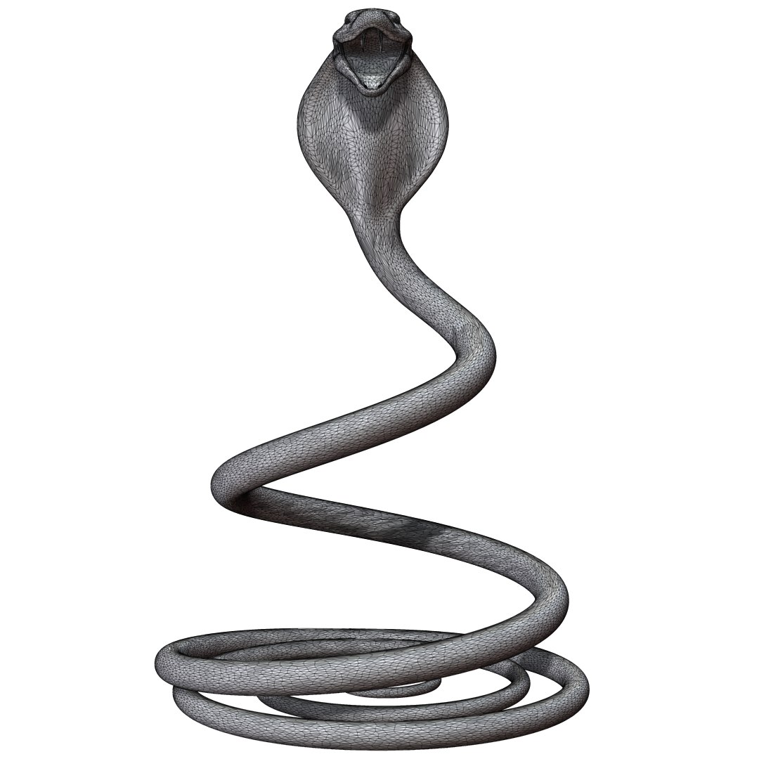 Snake Statue 3D Model - TurboSquid 1420180