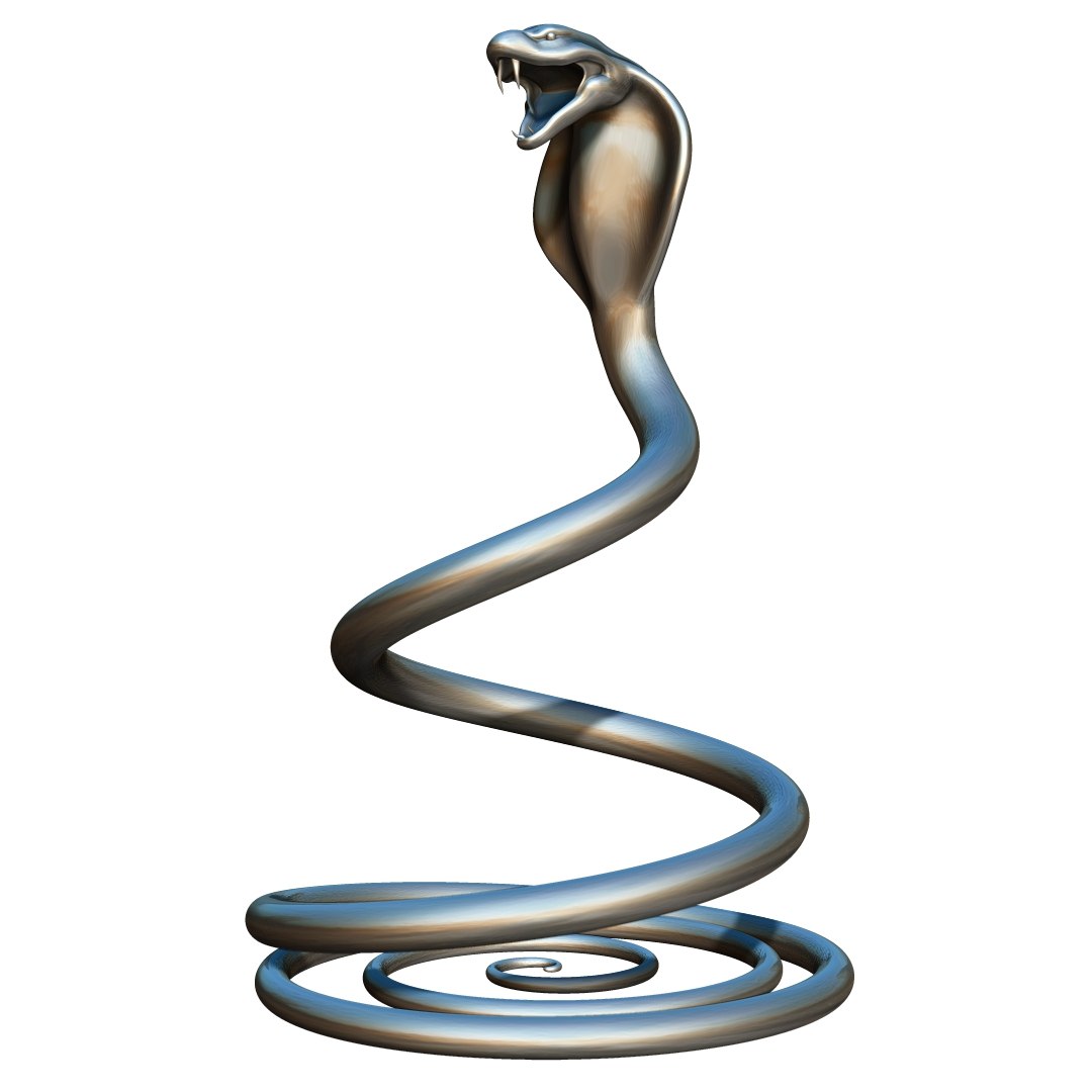Snake Statue 3D Model - TurboSquid 1420180