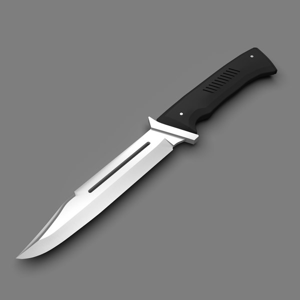 blend hi-poly combat knife prop