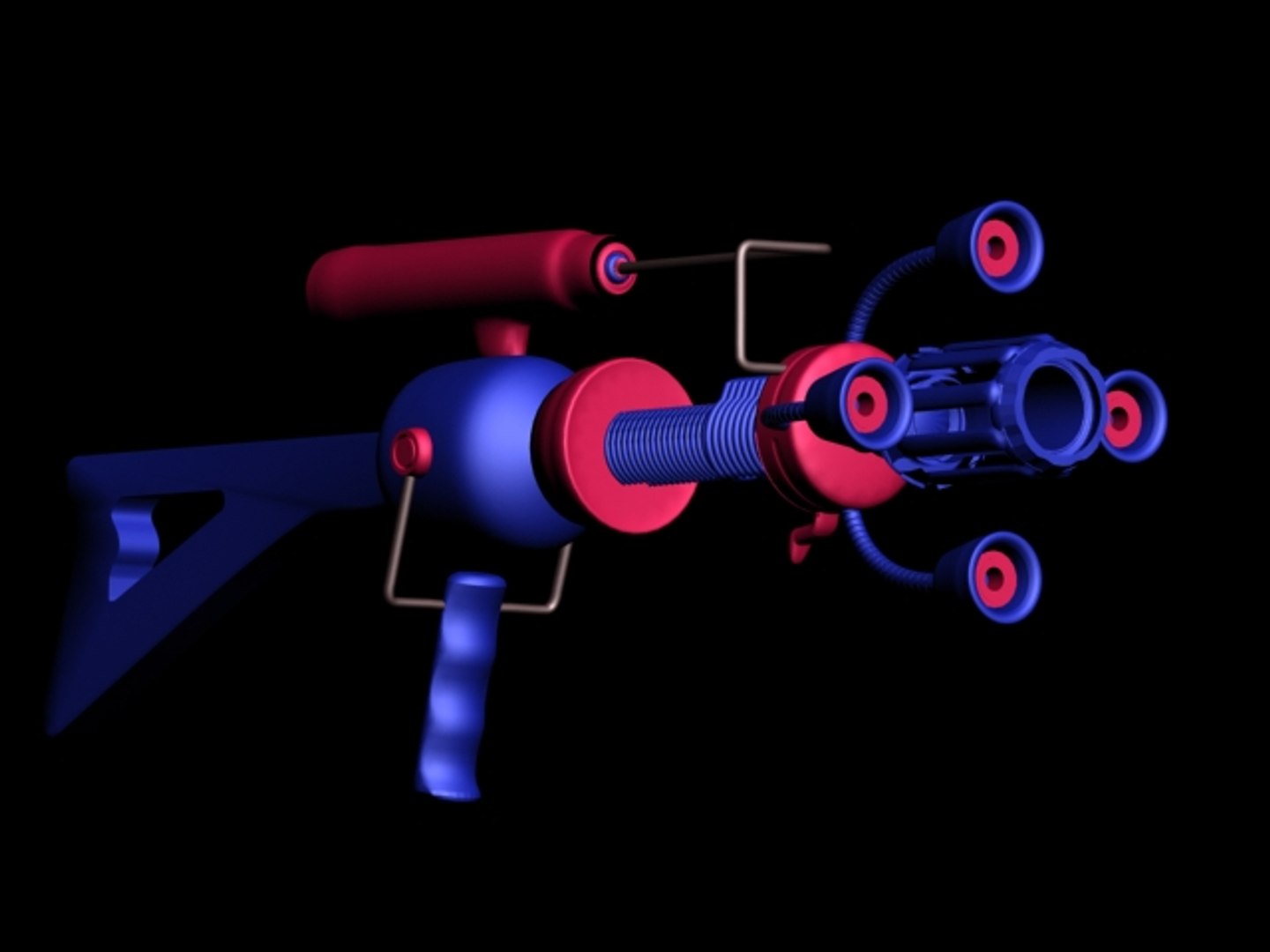 raygun rifle 3d model