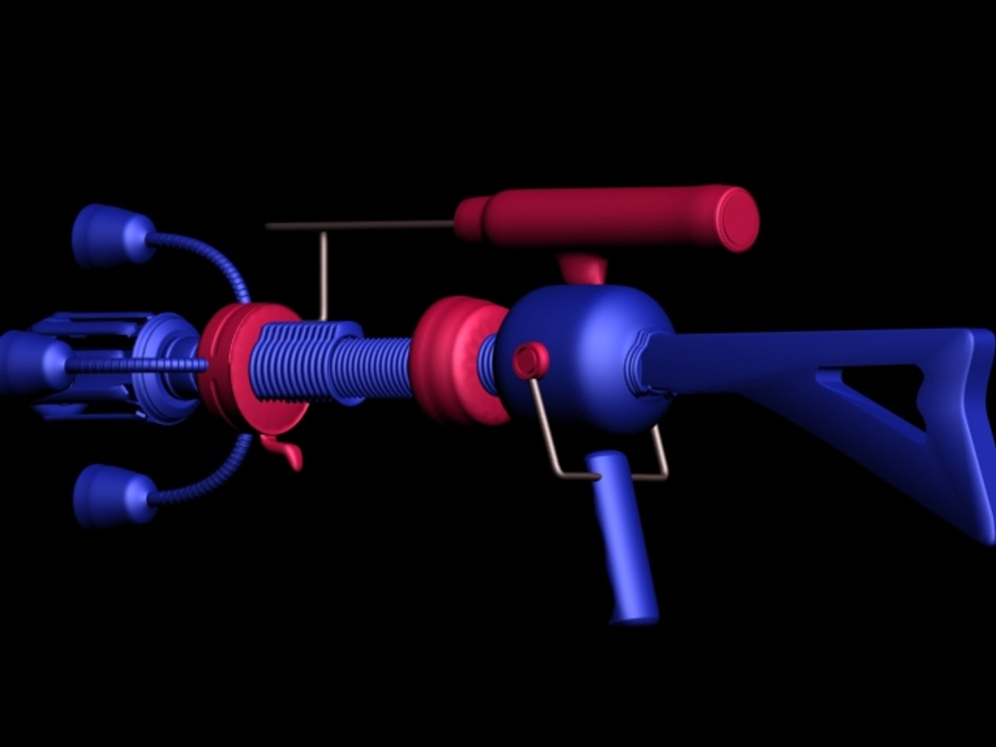 raygun rifle 3d model