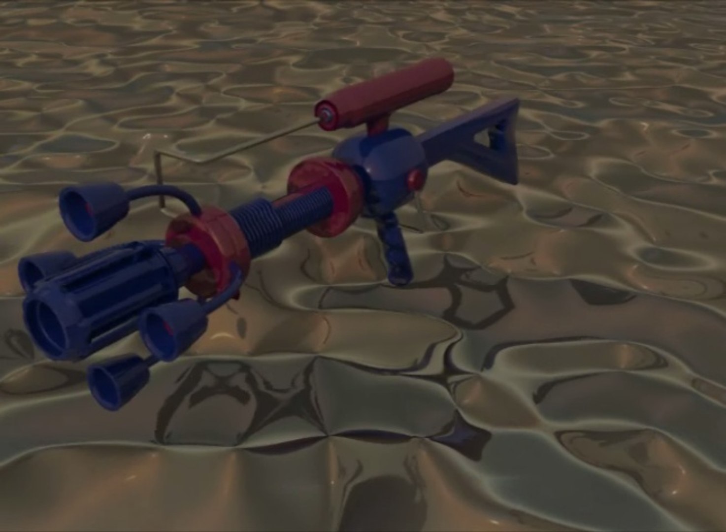 raygun rifle 3d model