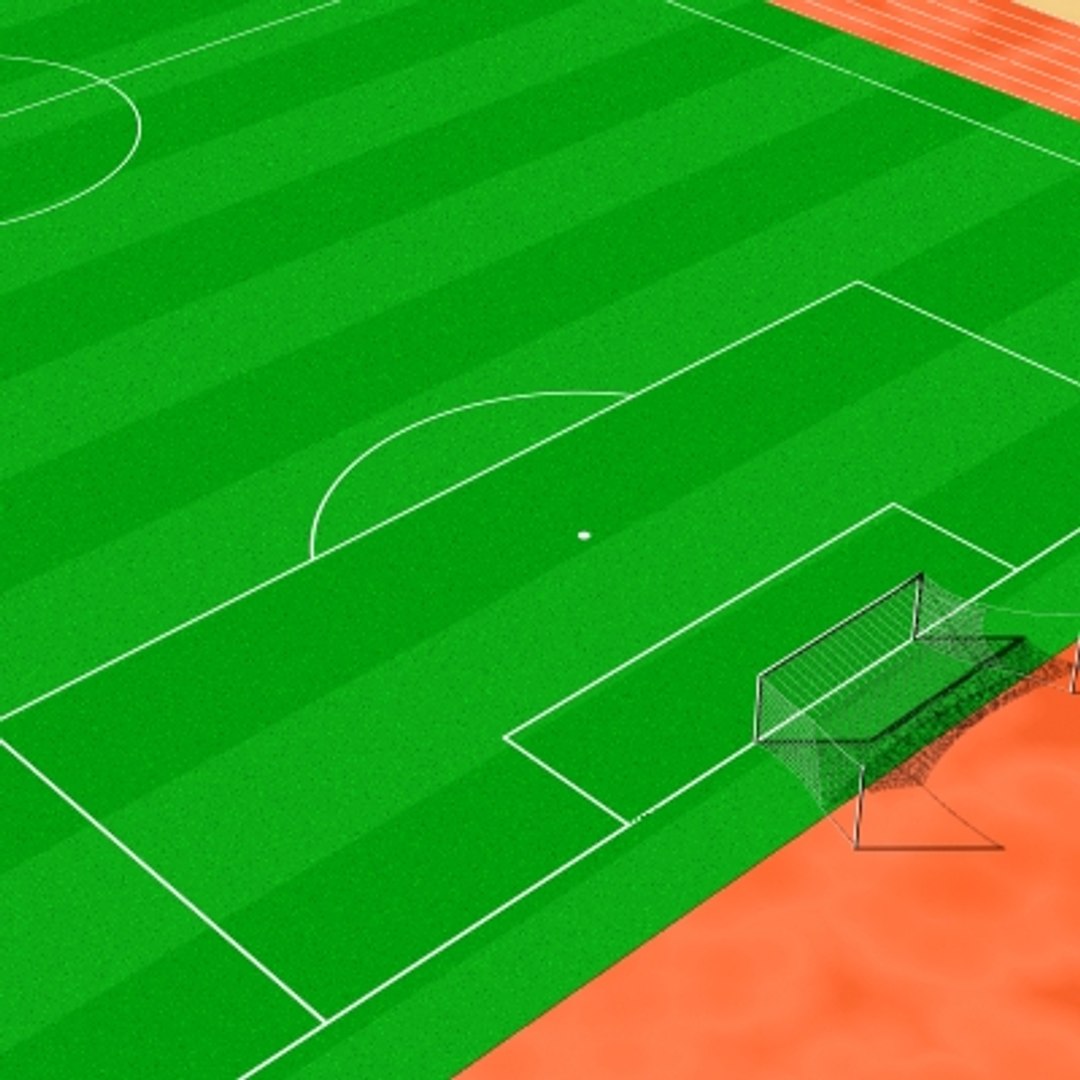 3d Football Field Model