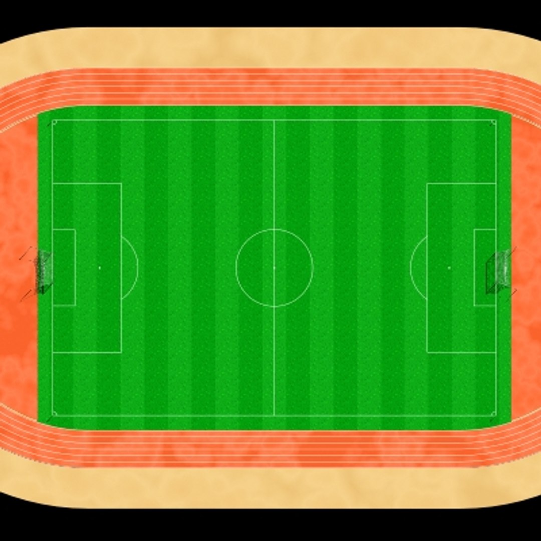 3d Football Field Model