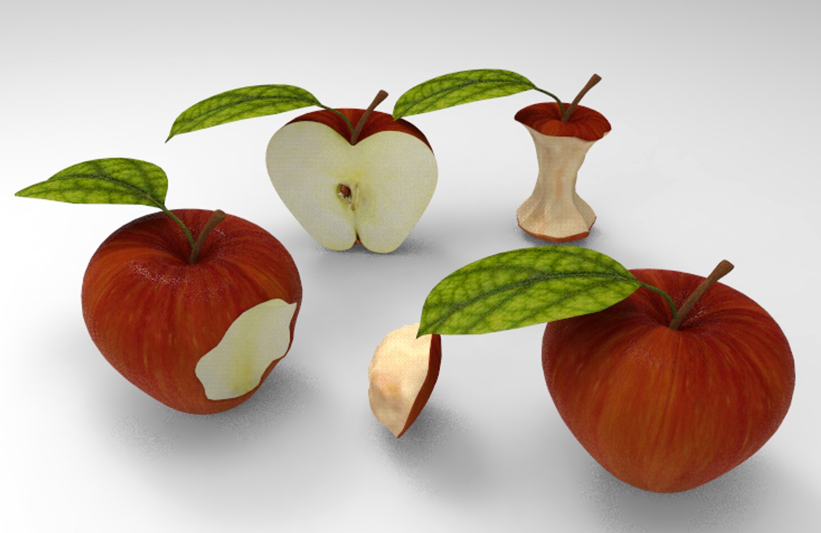 3D apple model - TurboSquid 1218801
