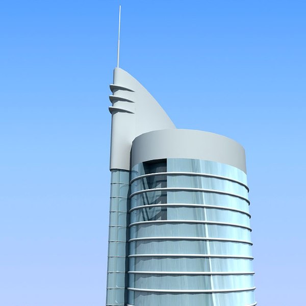 3D 3D Studio building free modern