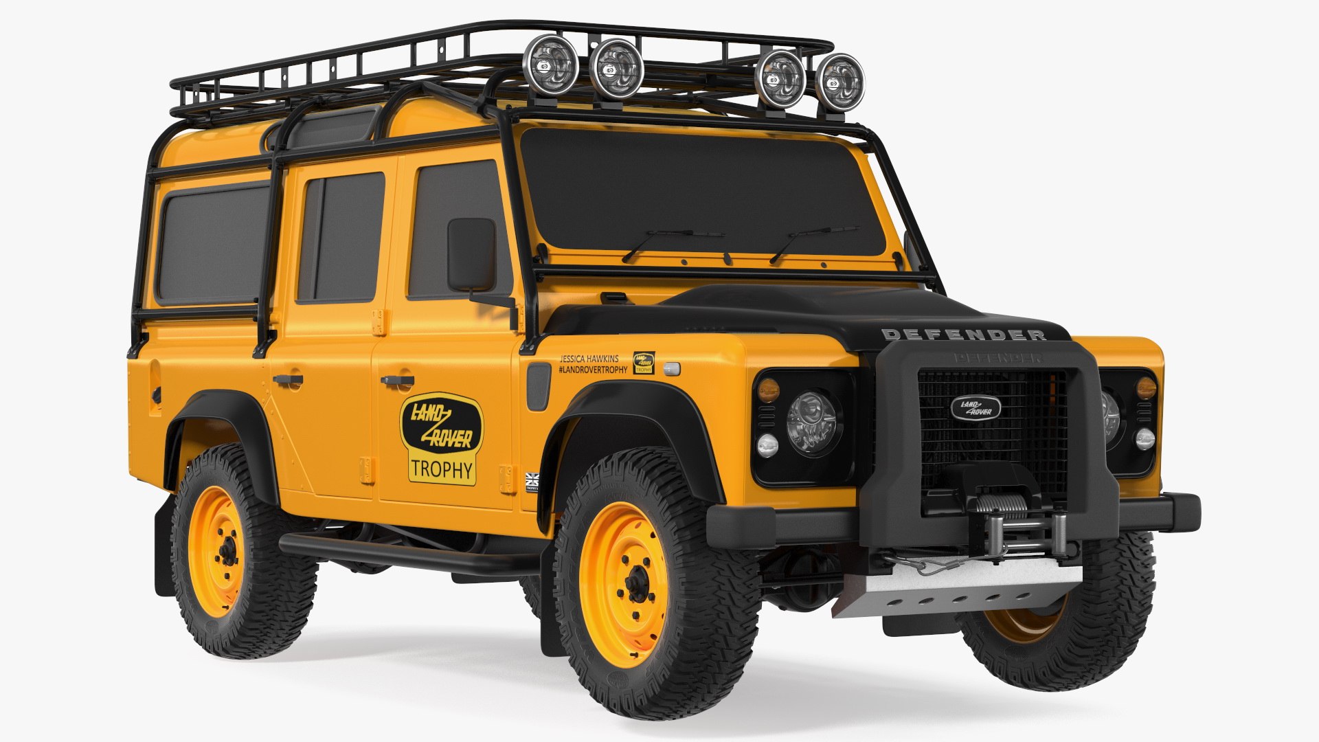 3D Land Rover Defender Clean Exterior Only - TurboSquid 1767053