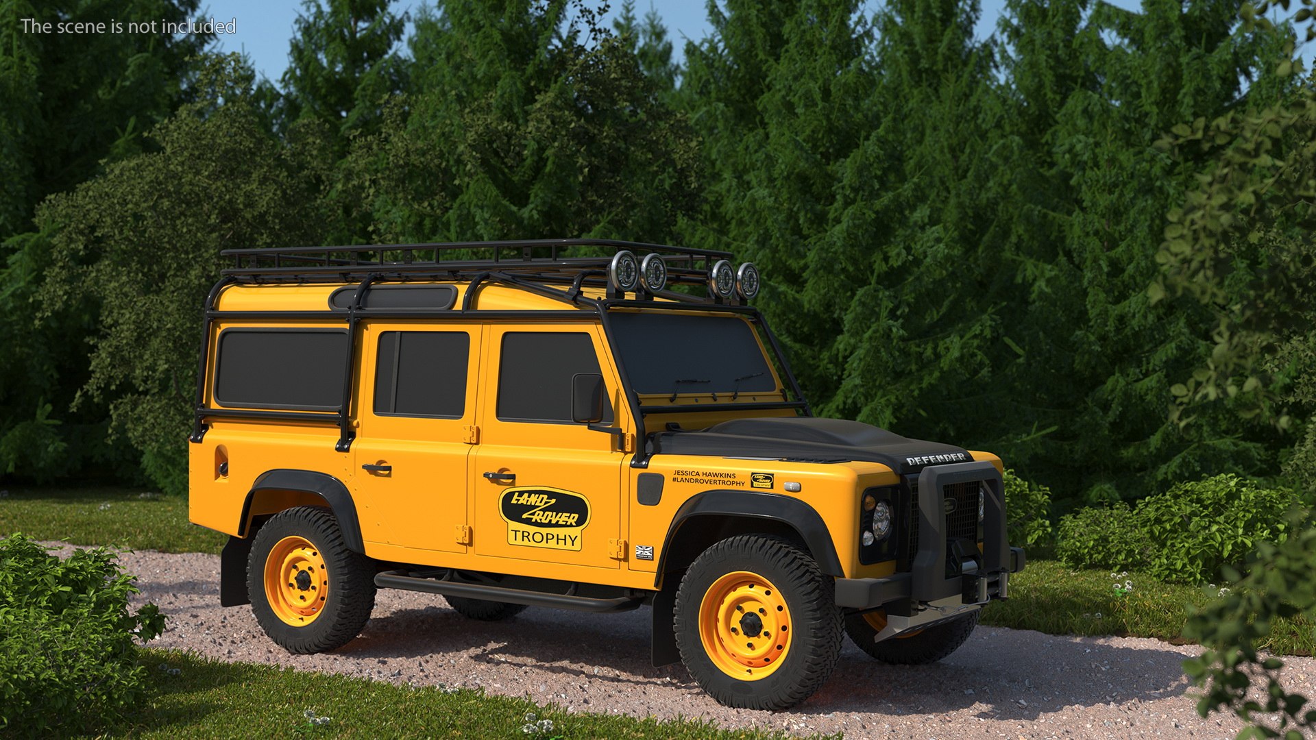 3D Land Rover Defender Clean Exterior Only - TurboSquid 1767053