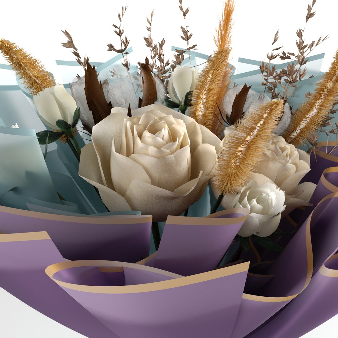 Flower bouquet 3D model - TurboSquid 1889295