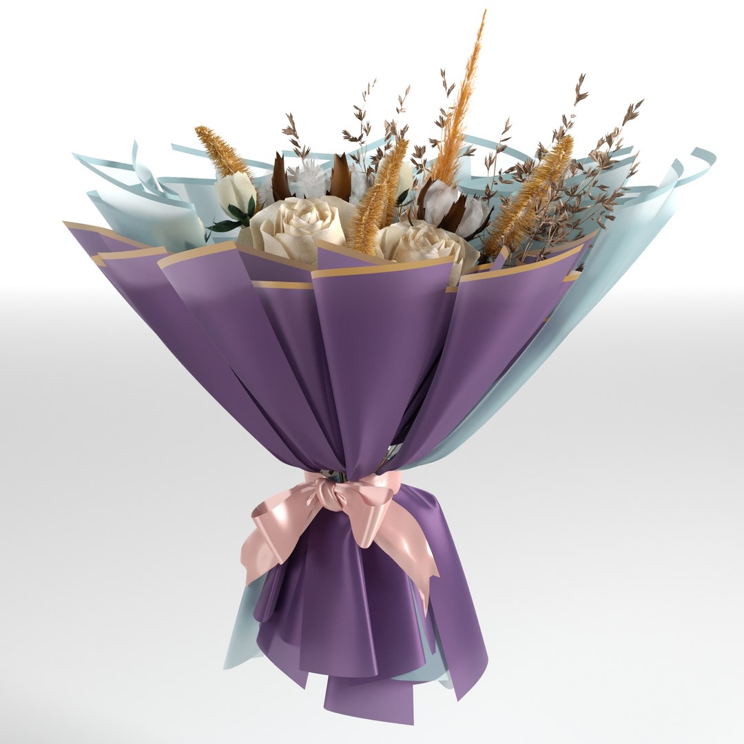 Flower bouquet 3D model - TurboSquid 1889295