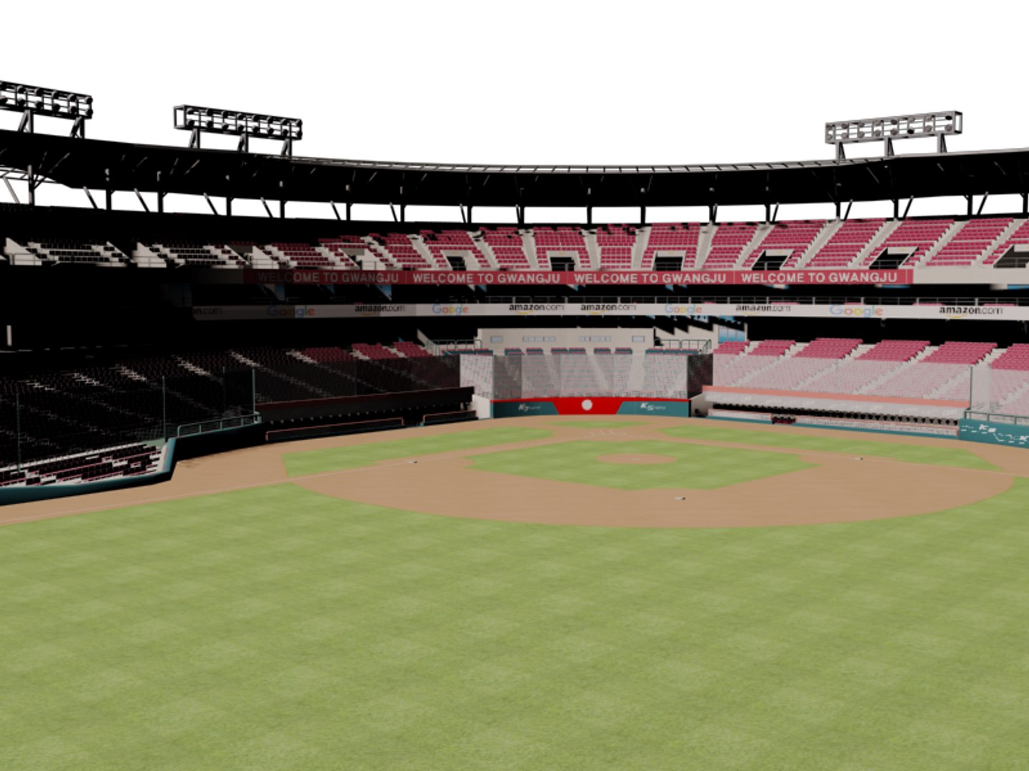 3D Model Baseball Stadium - TurboSquid 1562379
