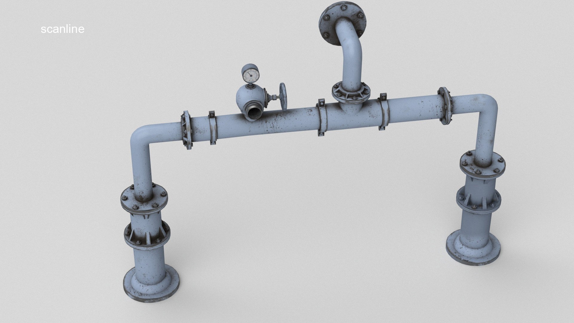 Water Pipe 3D - TurboSquid 1633885