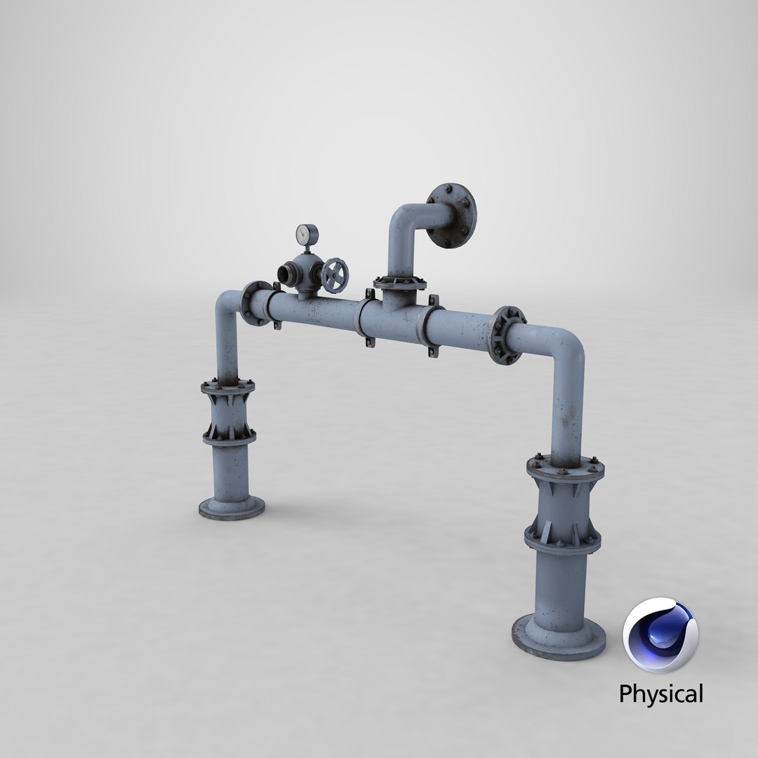 Water Pipe 3D - TurboSquid 1633885