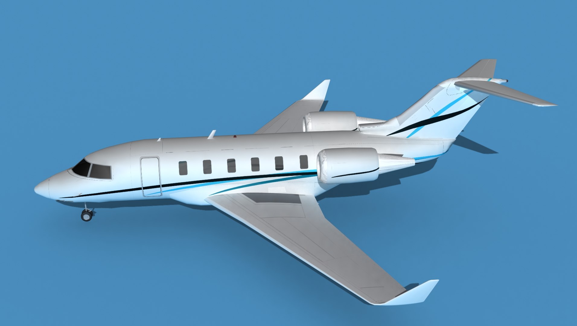 Bombardier CL604 Challenger V02 3D - TurboSquid 1913565