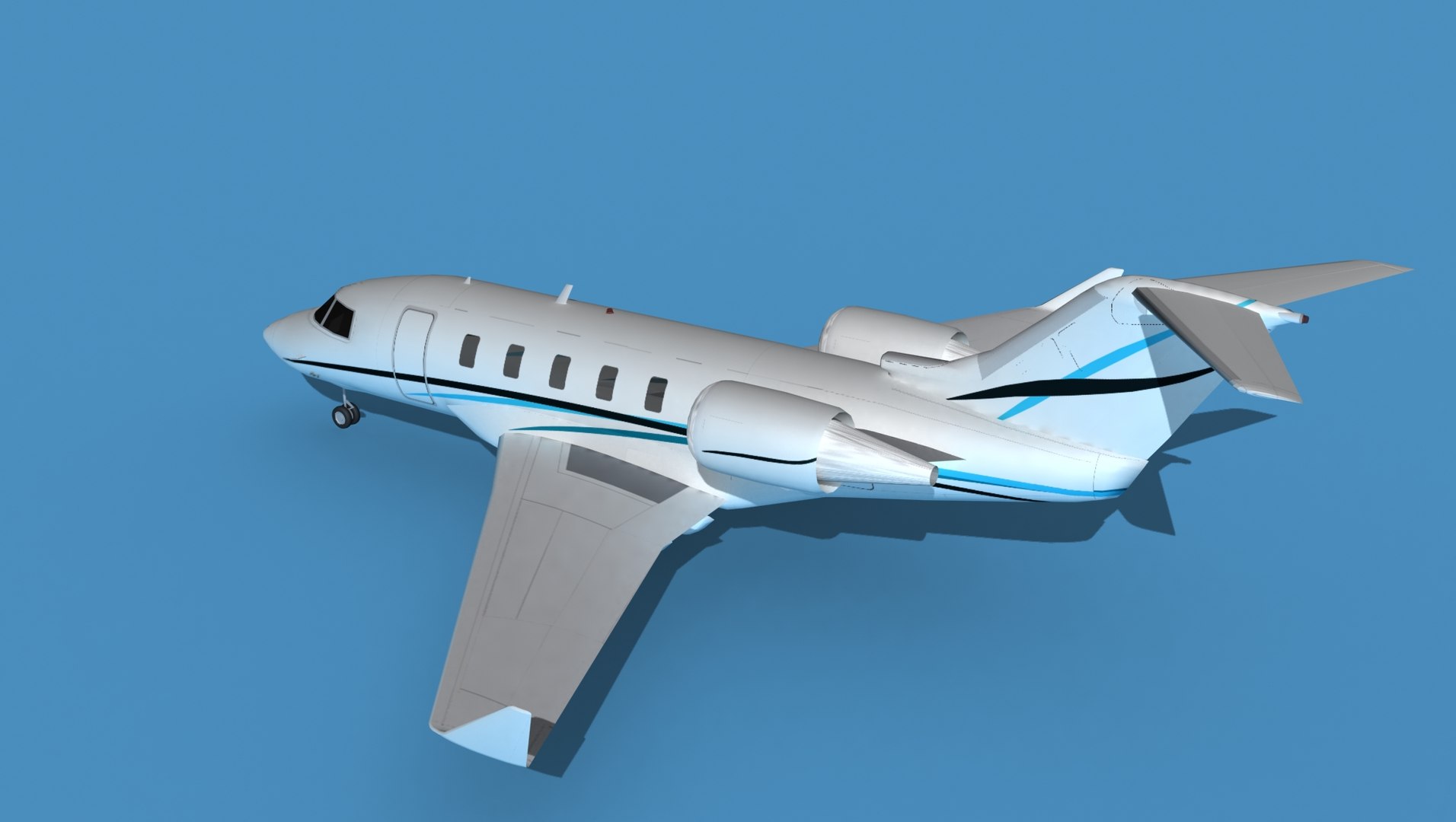 Bombardier CL604 Challenger V02 3D - TurboSquid 1913565