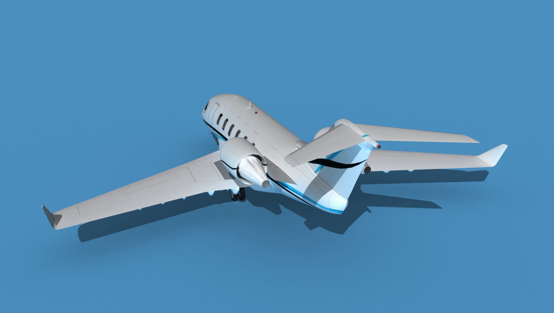 Bombardier CL604 Challenger V02 3D - TurboSquid 1913565