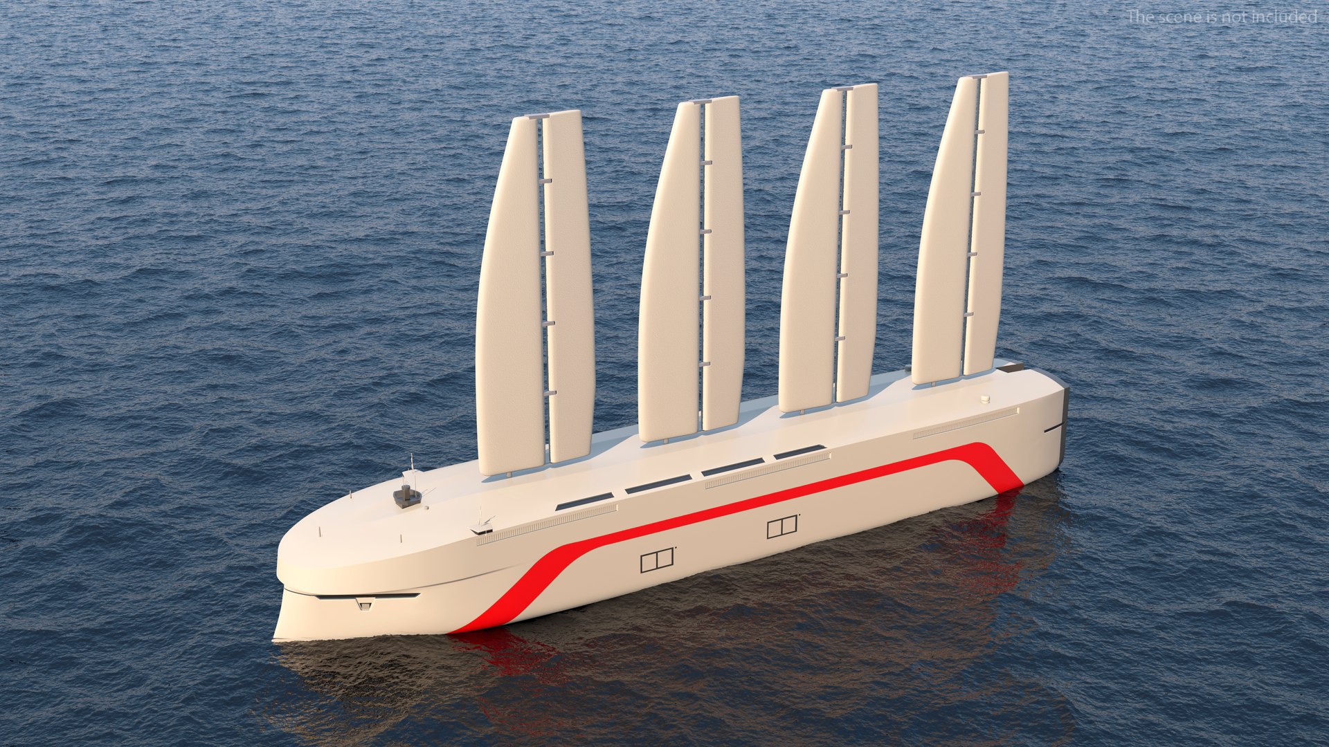 3D Futuristic Ship Sail Powered model - TurboSquid 2059347