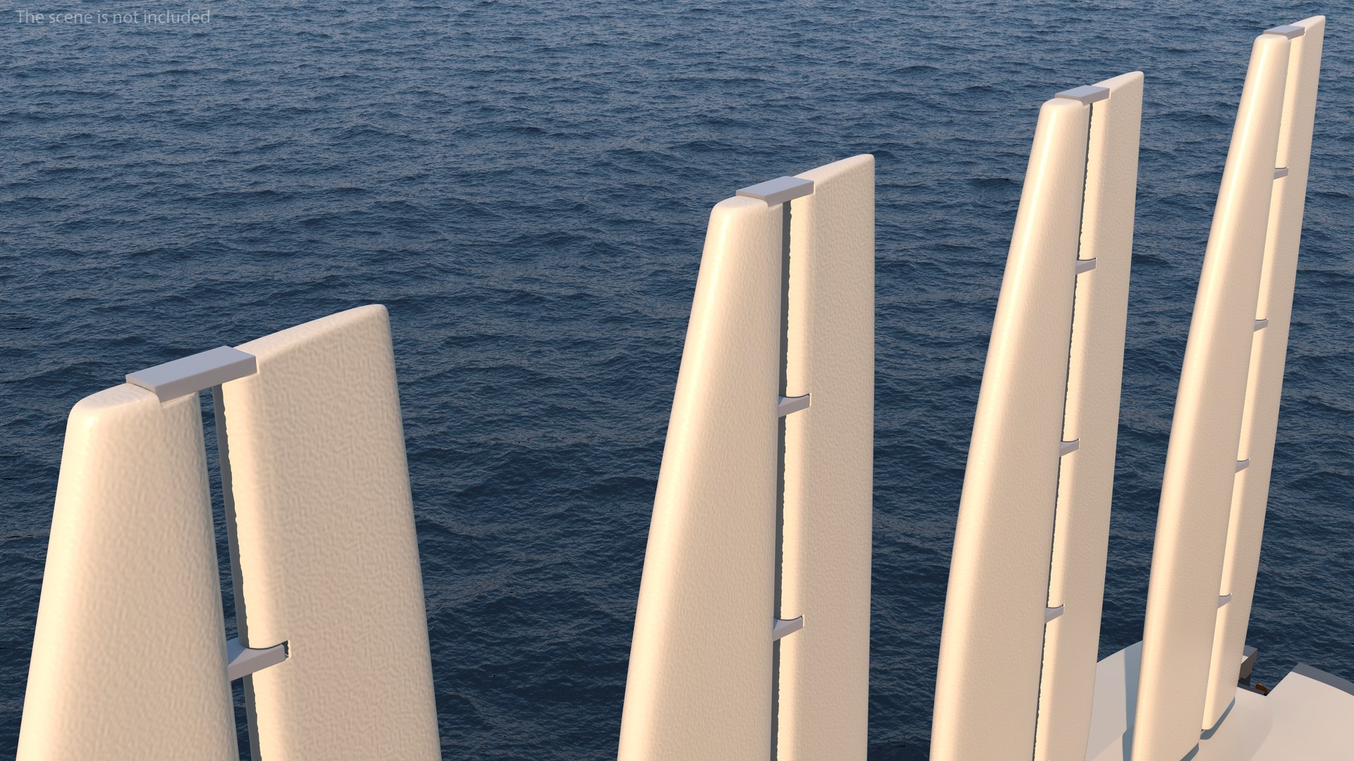 3D Futuristic Ship Sail Powered model - TurboSquid 2059347