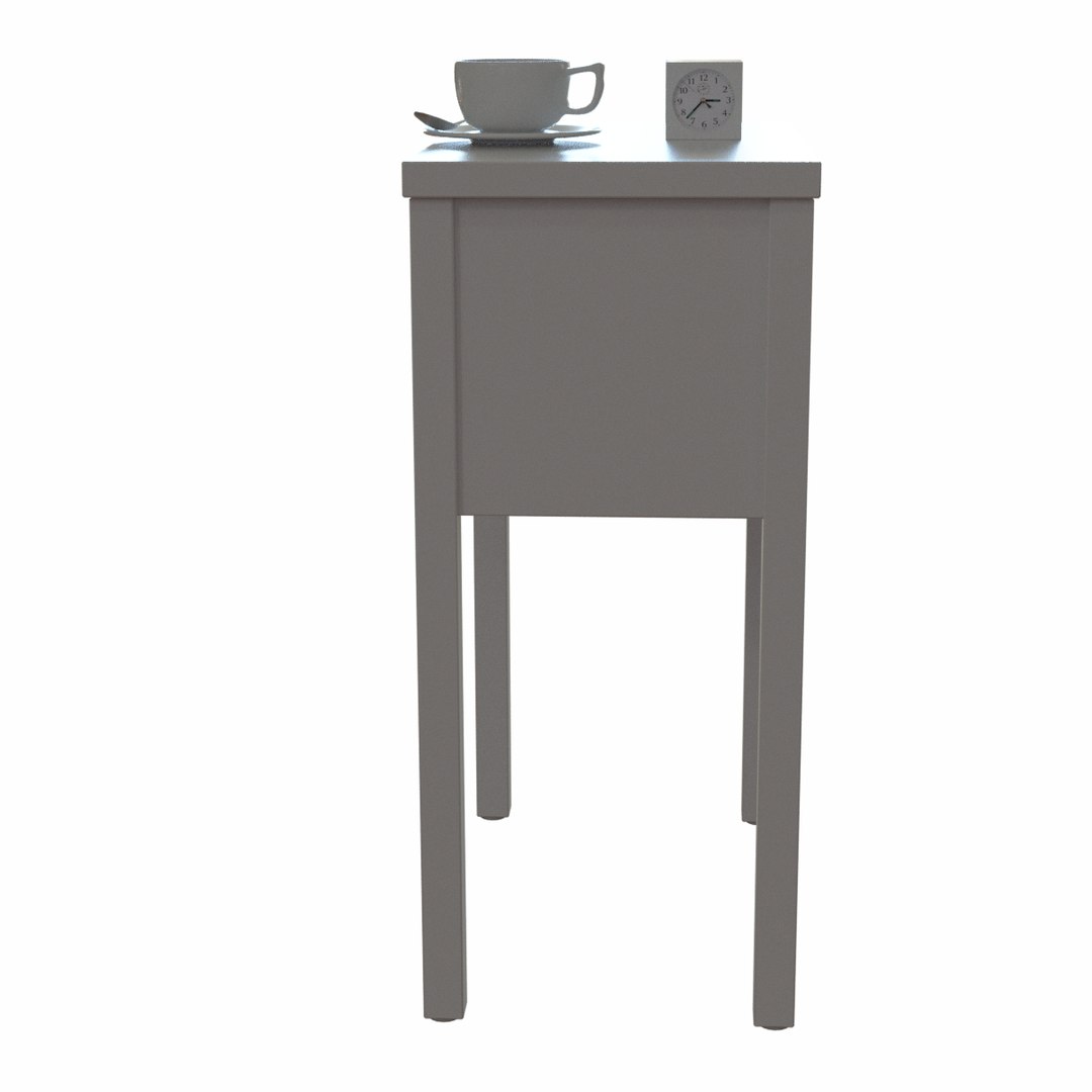 Ikea Nordli Bedside Table 3D - TurboSquid 1296051