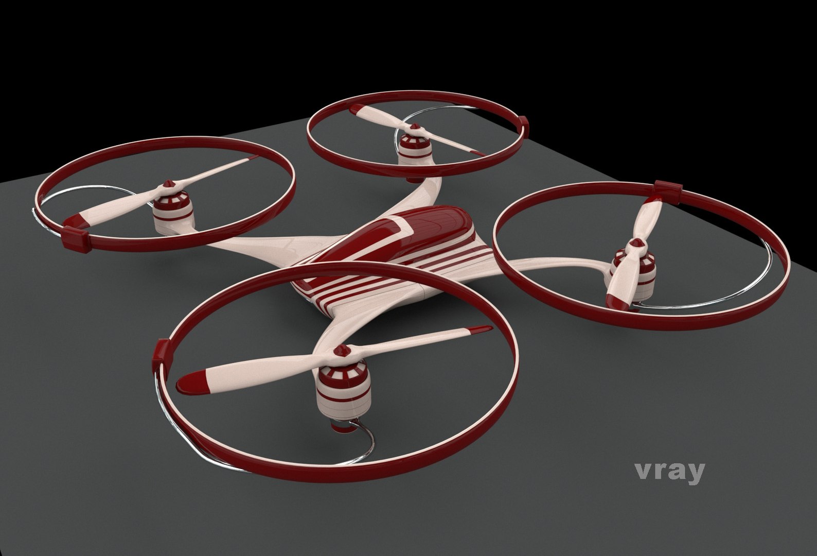 3d Model Quadrocopter Propellers