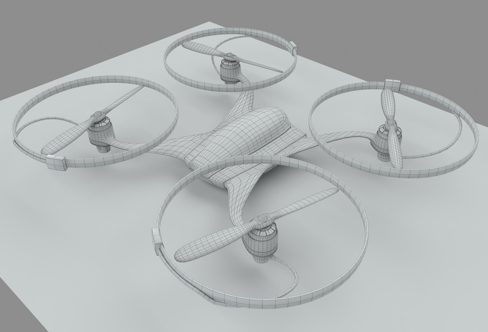 3d Model Quadrocopter Propellers