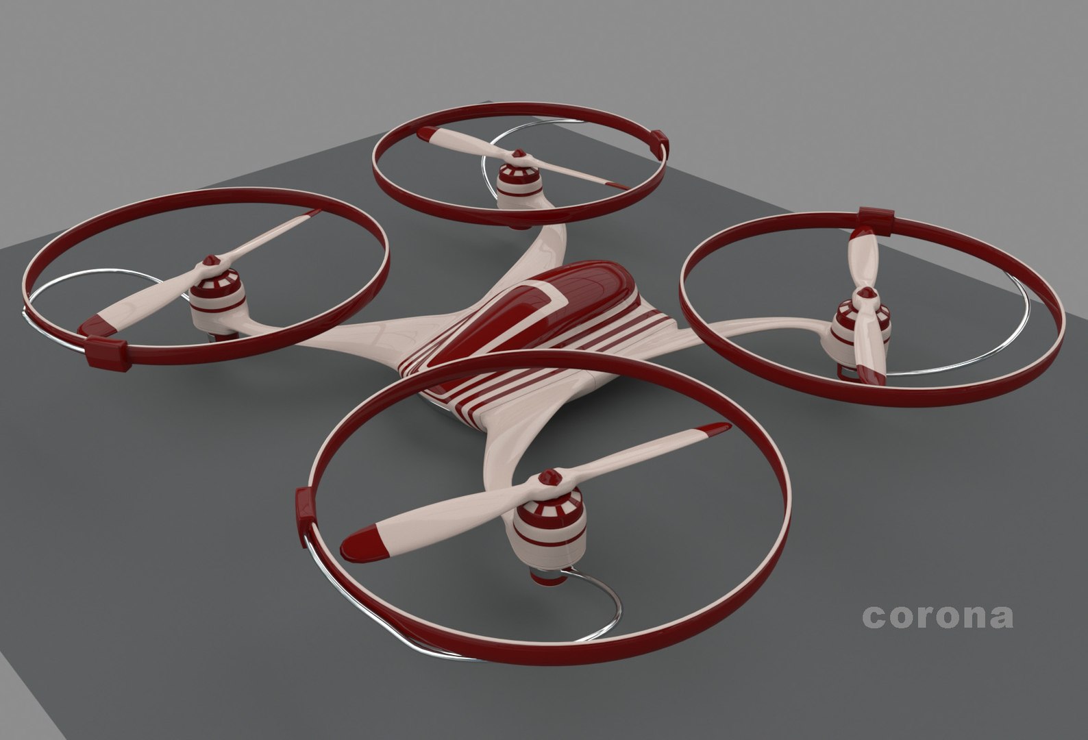 3d Model Quadrocopter Propellers