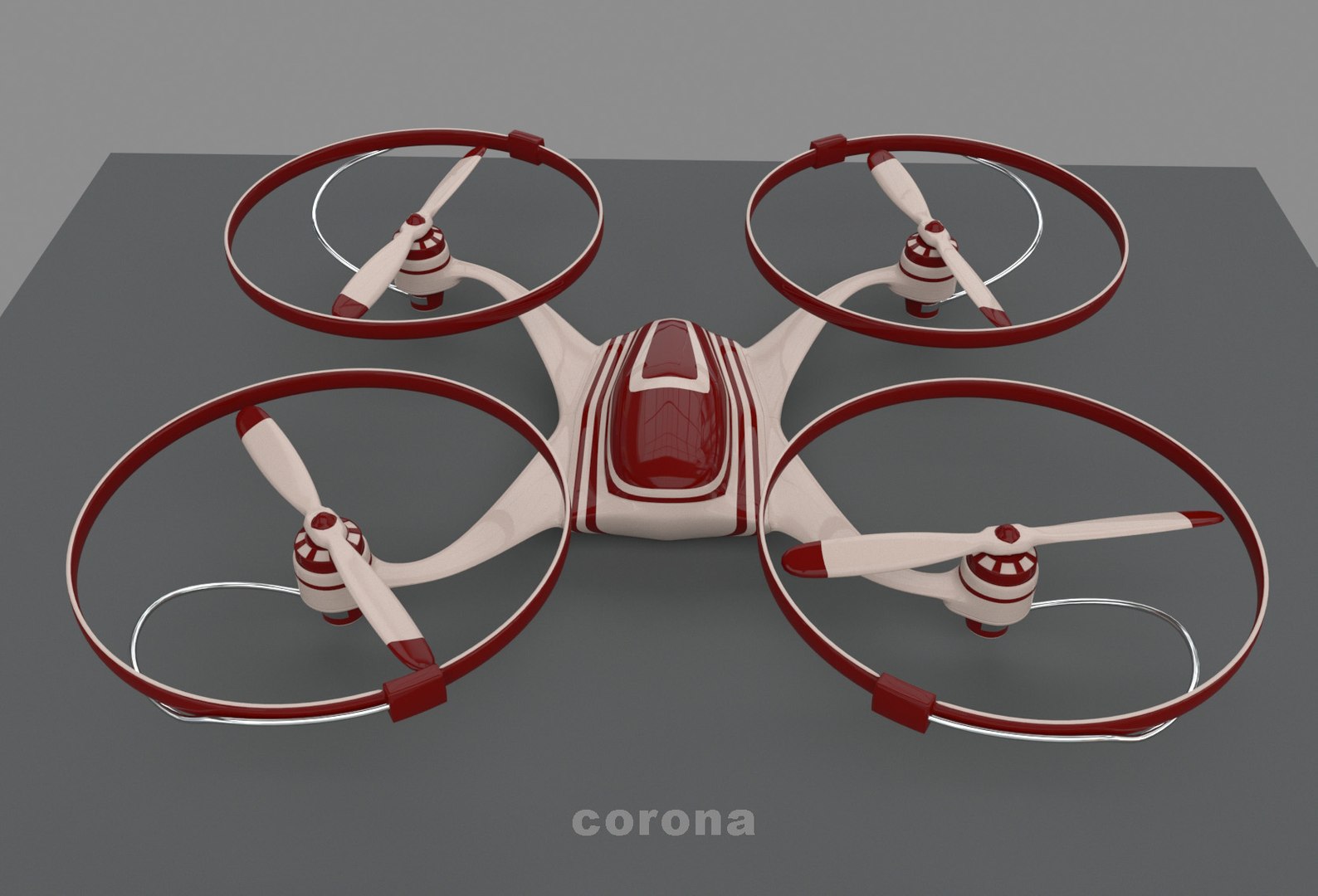 3d Model Quadrocopter Propellers