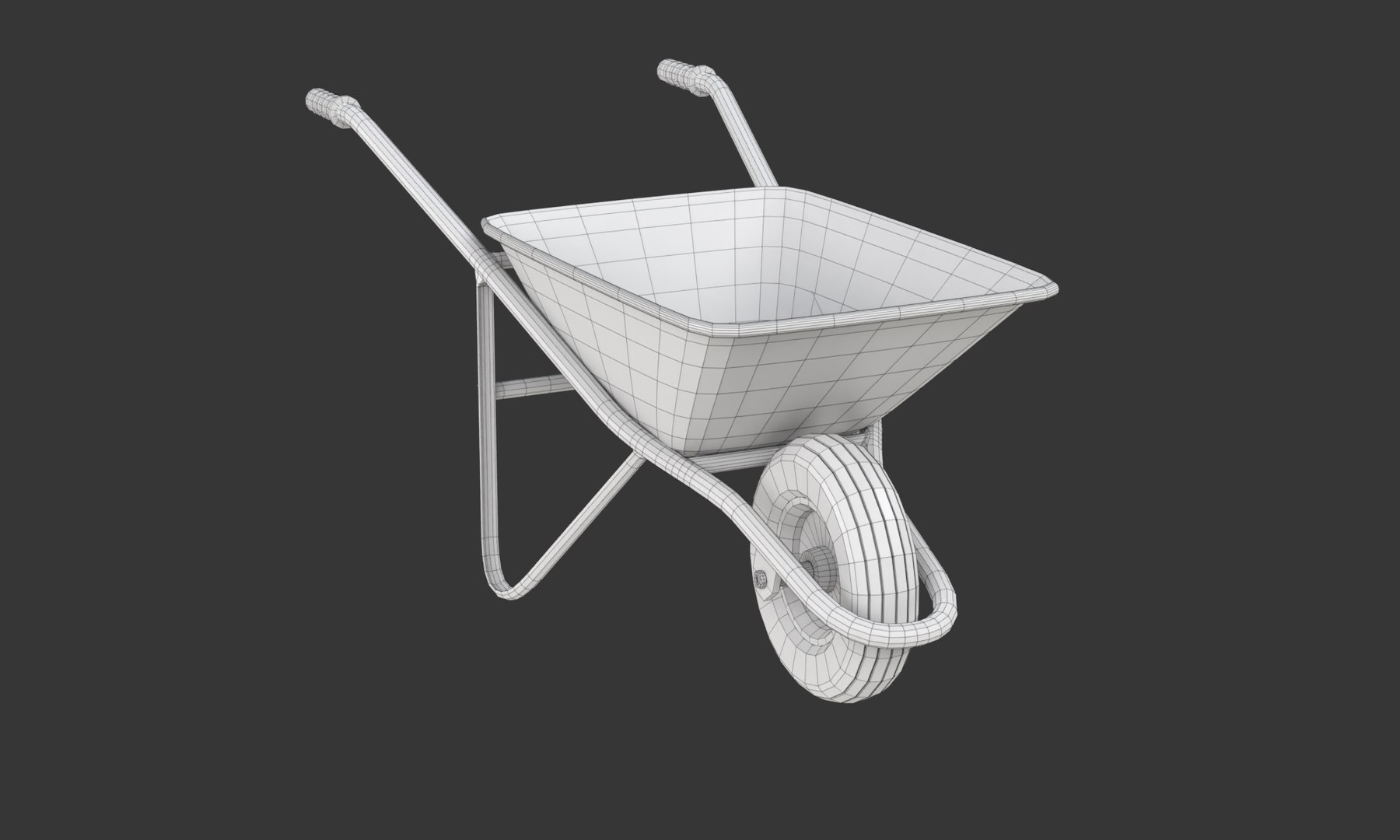 Wheelbarrow 3D Model - TurboSquid 2346555