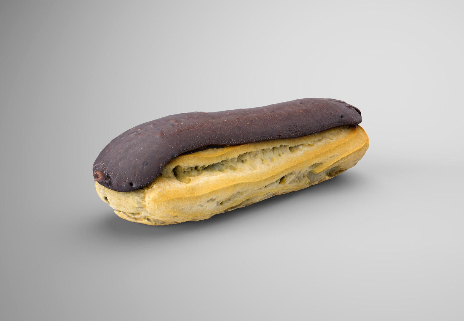 Eclair in Chocolate Glaze 3D model - TurboSquid 1963071