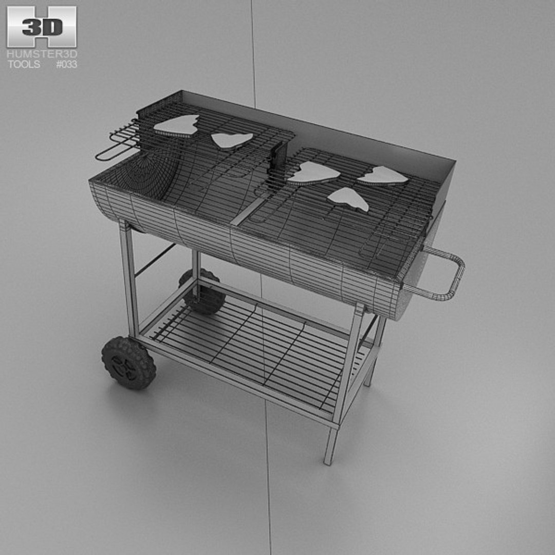 3d barbecue grill