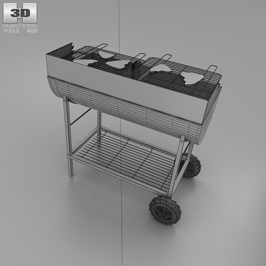 3d barbecue grill
