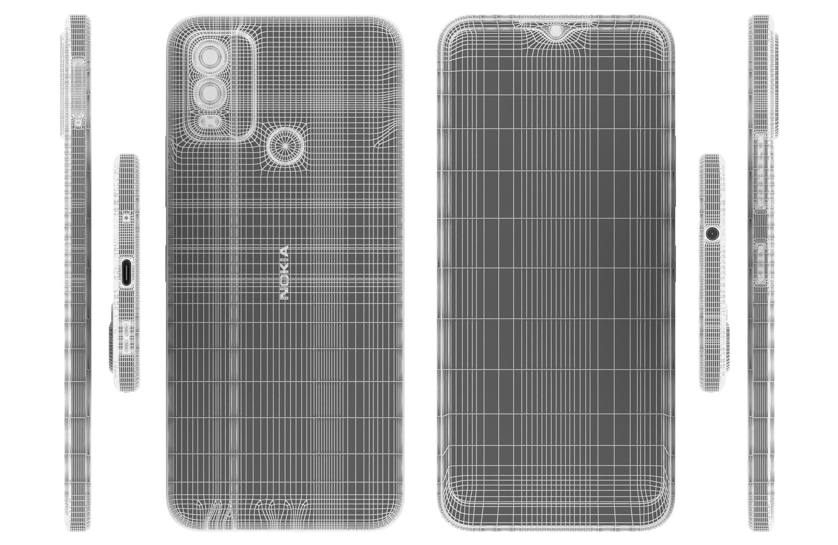 Nokia C22 All Colors Low Poly 3D - TurboSquid 2479373