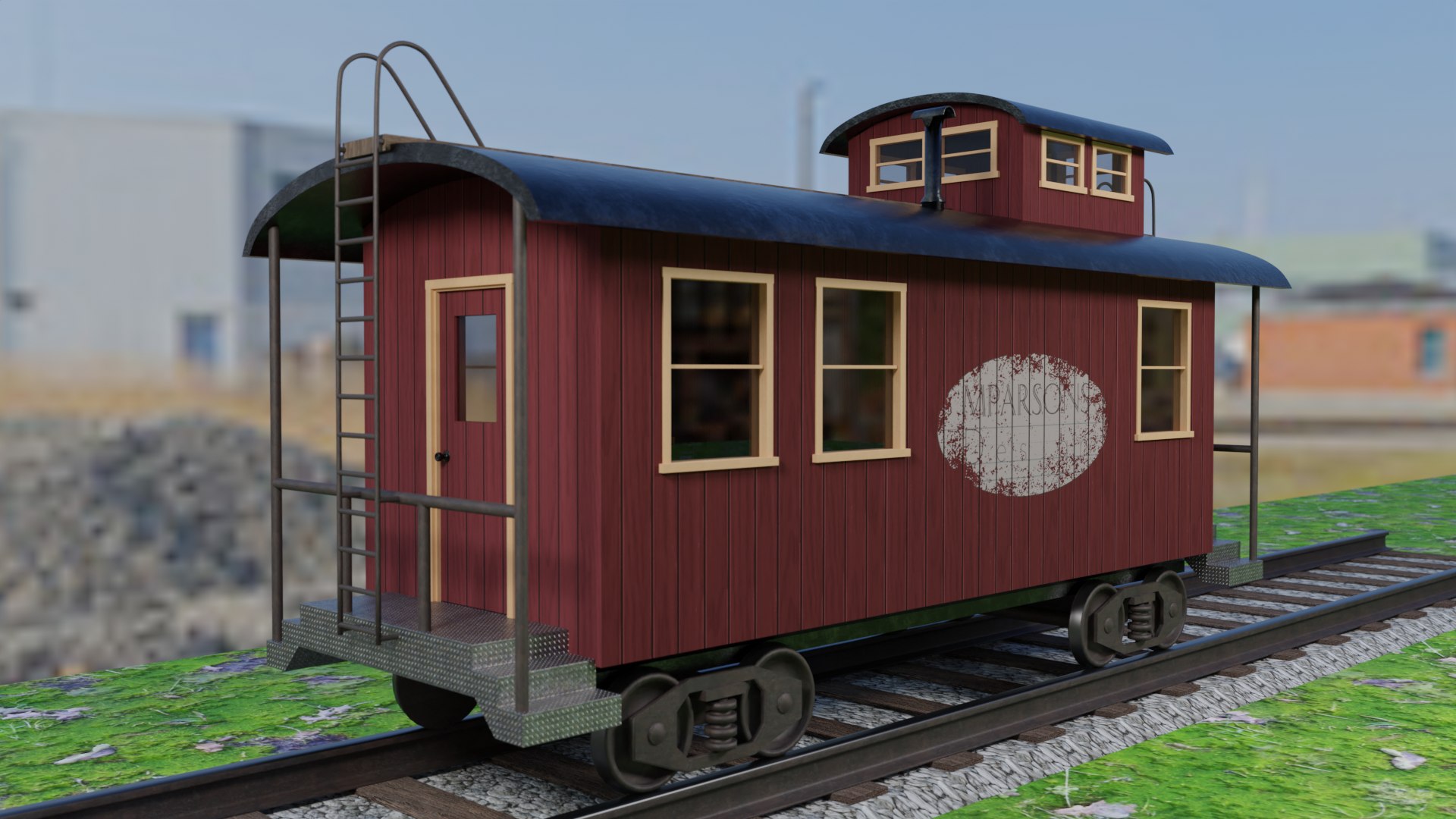 3D Caboose Model - TurboSquid 2079444