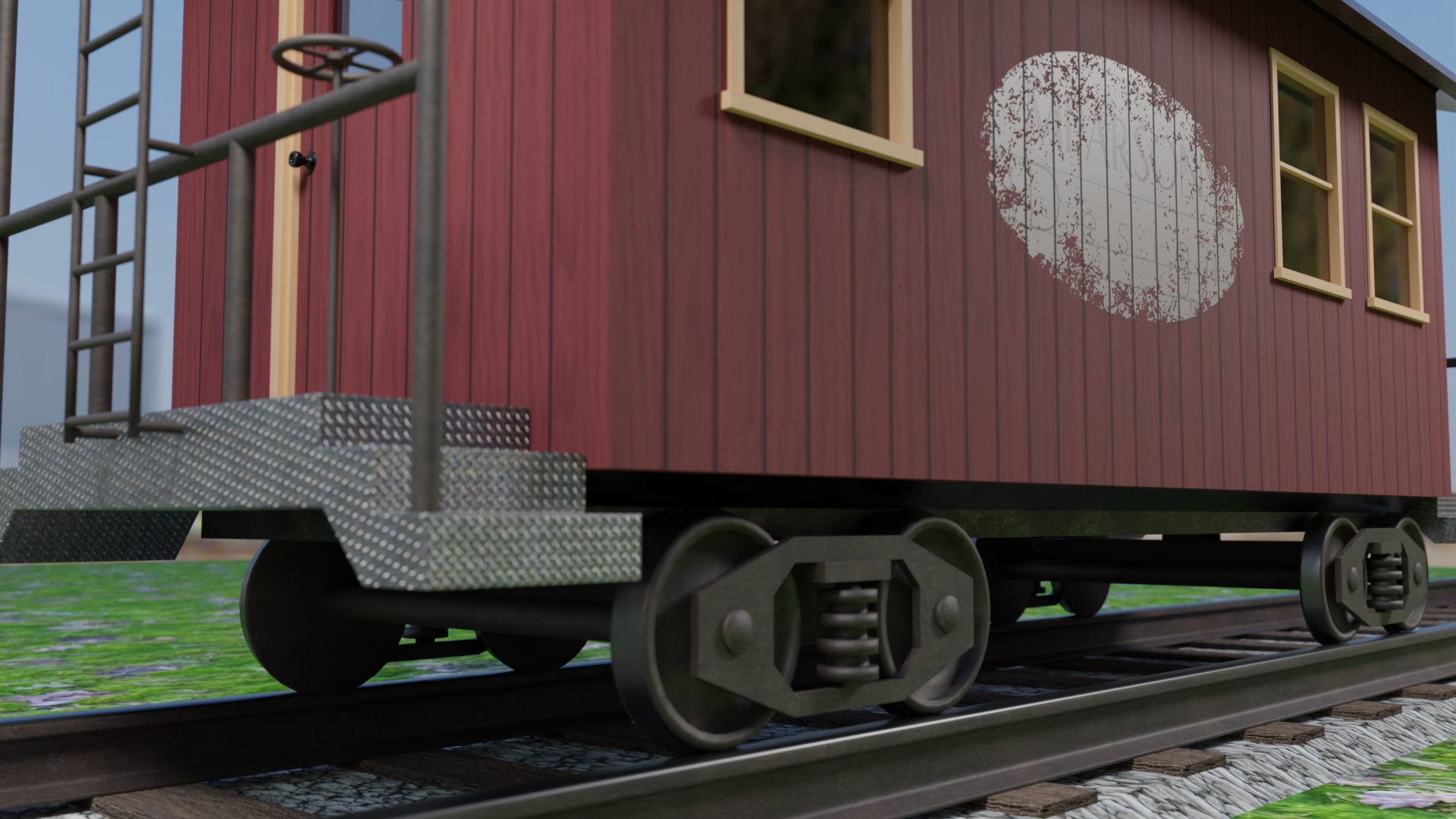 3D Caboose Model - TurboSquid 2079444