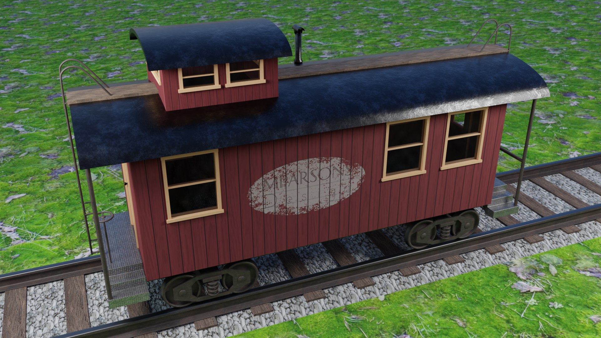 3D Caboose Model - TurboSquid 2079444