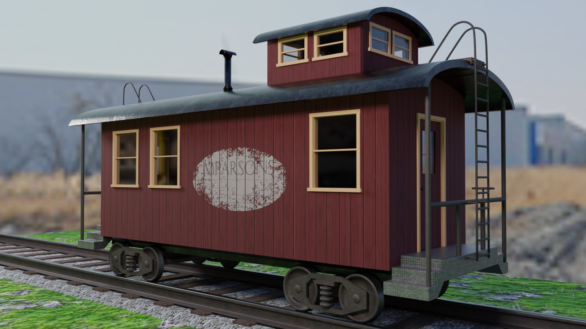 3D Caboose Model - TurboSquid 2079444