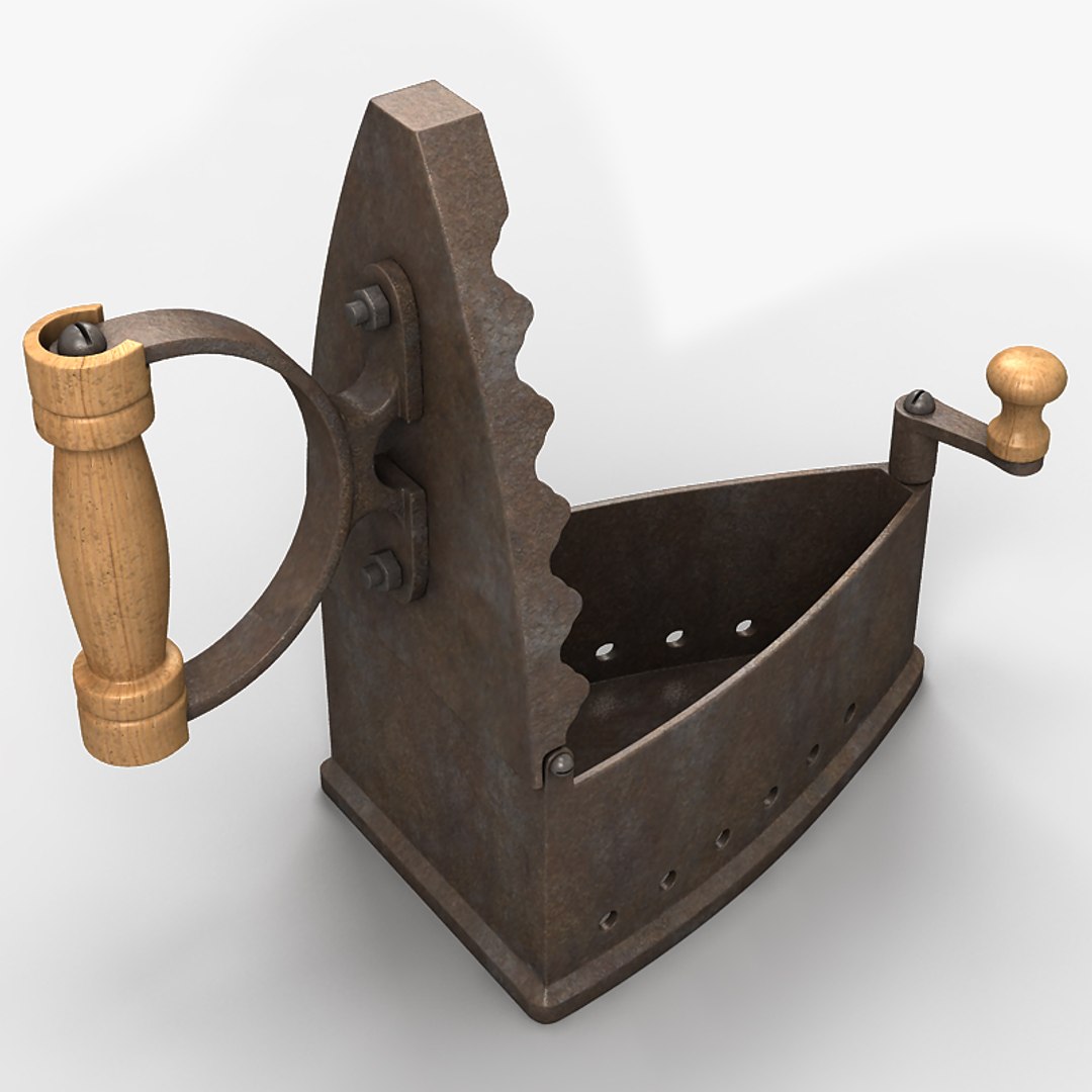 3d Old Pressing Iron