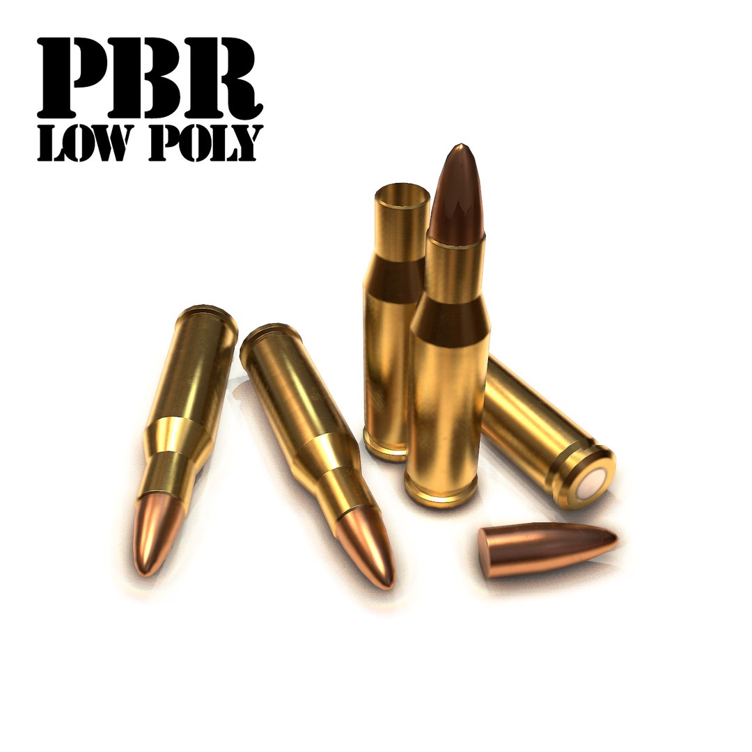 Cartridge Bullet 13 3d Model