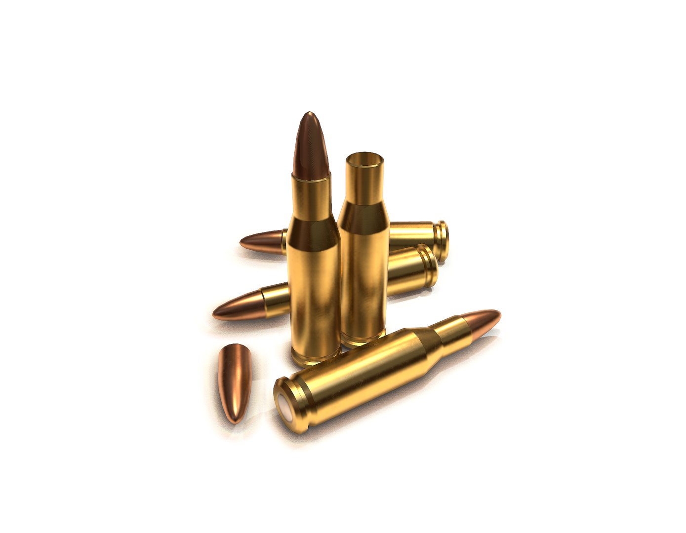 Cartridge Bullet 13 3d Model