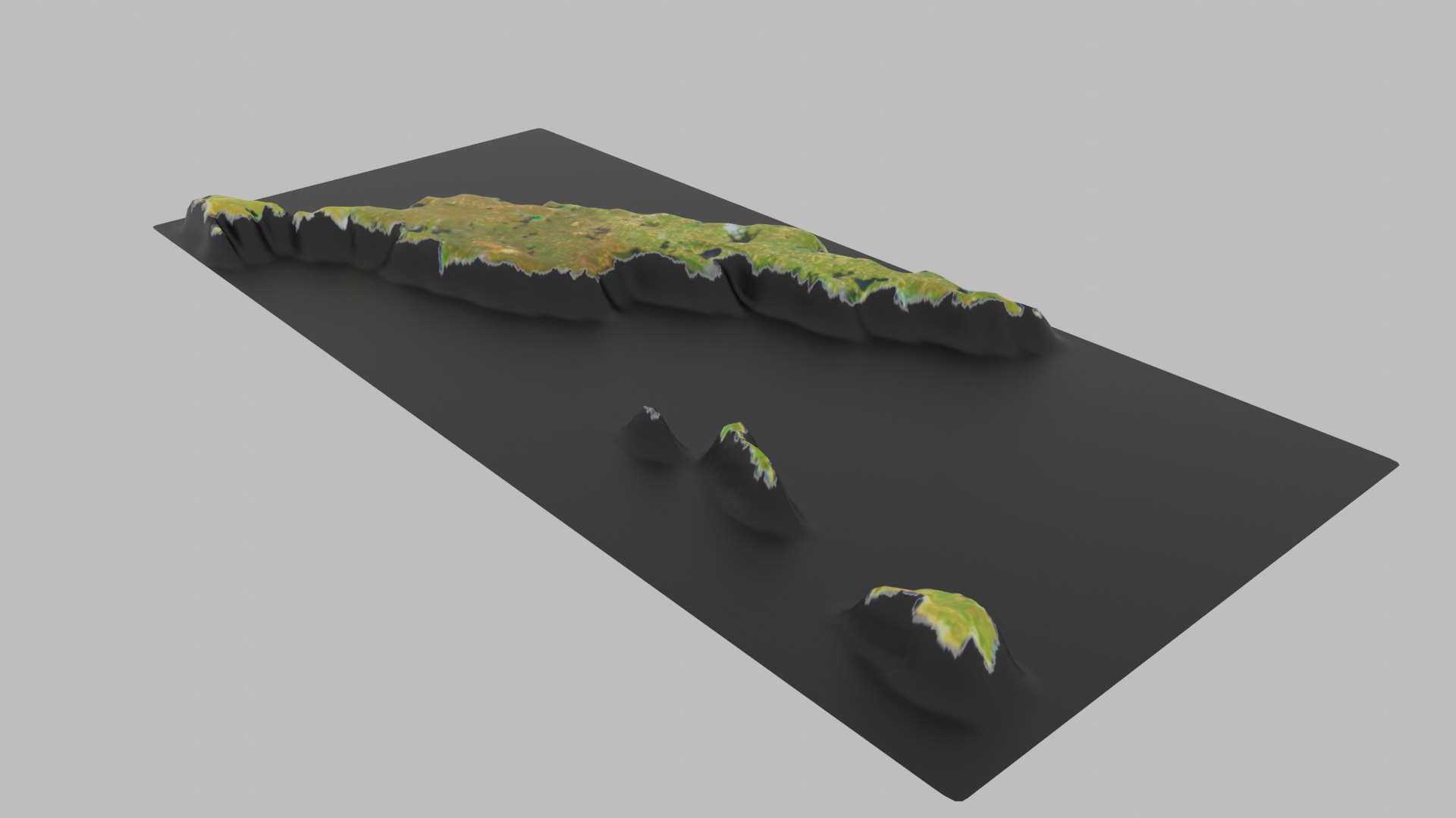 Anguilla Map 3D Model - TurboSquid 2068749