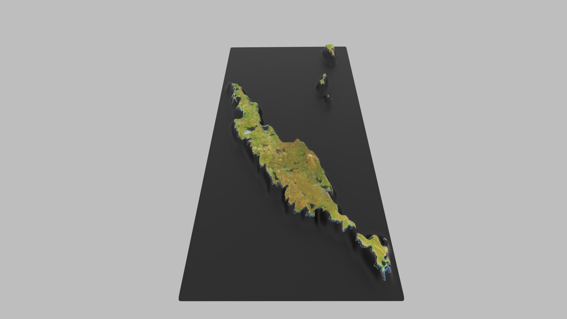 Anguilla Map 3D Model - TurboSquid 2068749