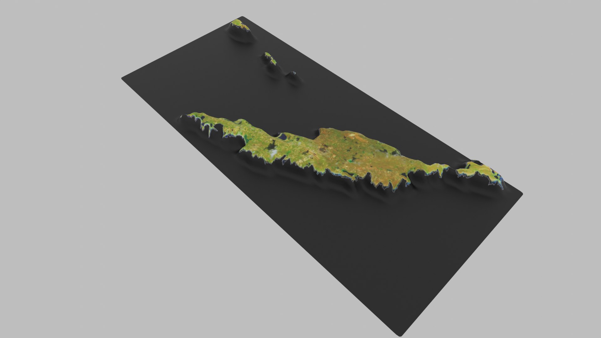 Anguilla Map 3D Model - TurboSquid 2068749