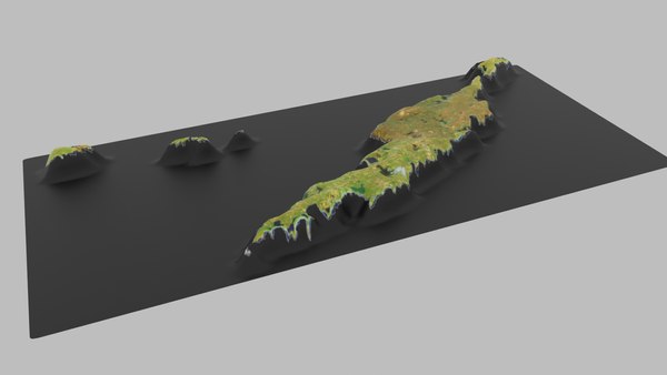 Anguilla Map3D模型 - TurboSquid 2068749