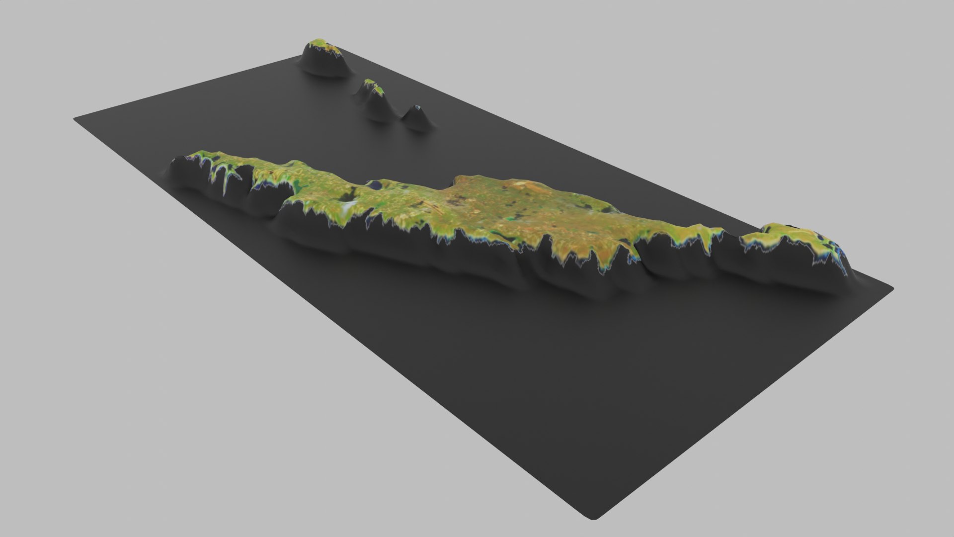 Anguilla Map 3D Model - TurboSquid 2068749