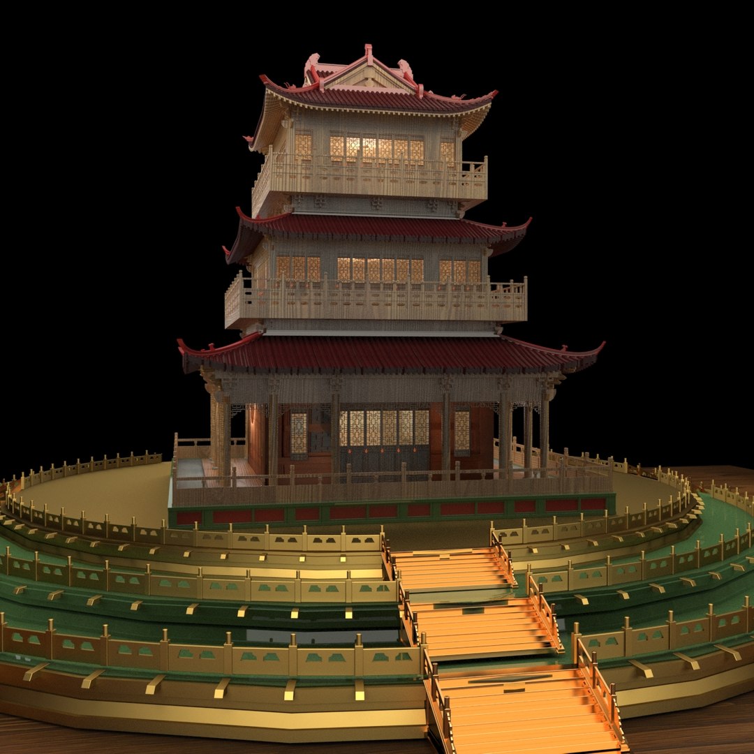 Chinese Ancient House 3D Model - TurboSquid 1996729