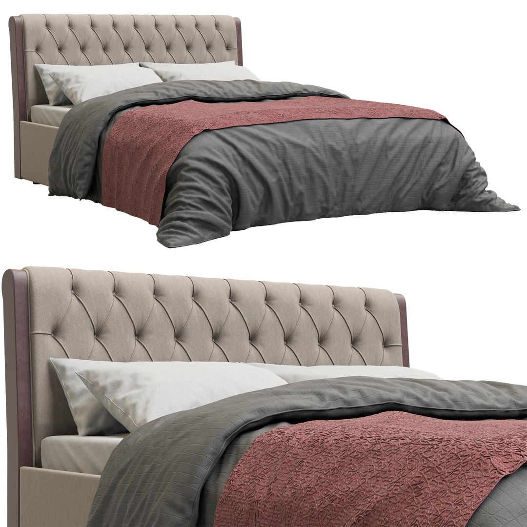 3D Lifemebel Jenny Two Bed - TurboSquid 1949896